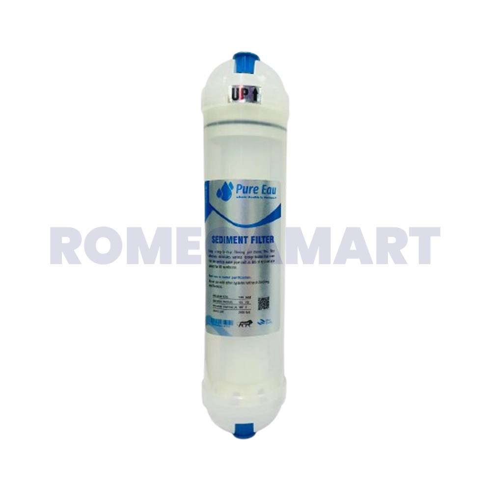 Pure Eau Sediment Water Purifier Filter White color for Domestic Ro ...